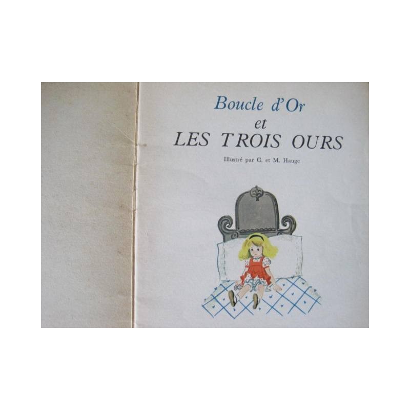Boucle d'or et les trois ours - Retro-Livres