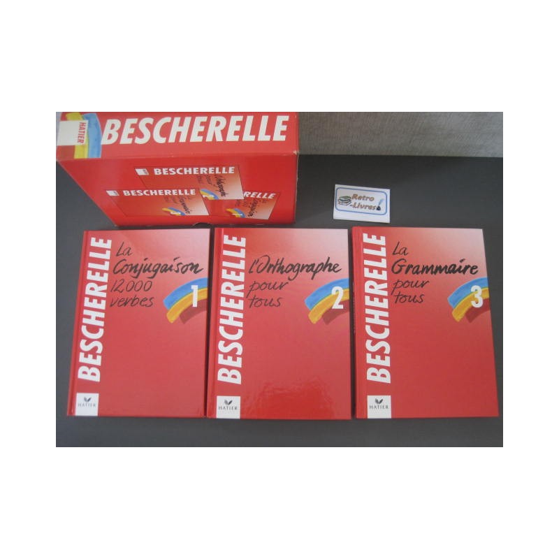 Coffret Bescherelle 3 volumes - Retro-Livres