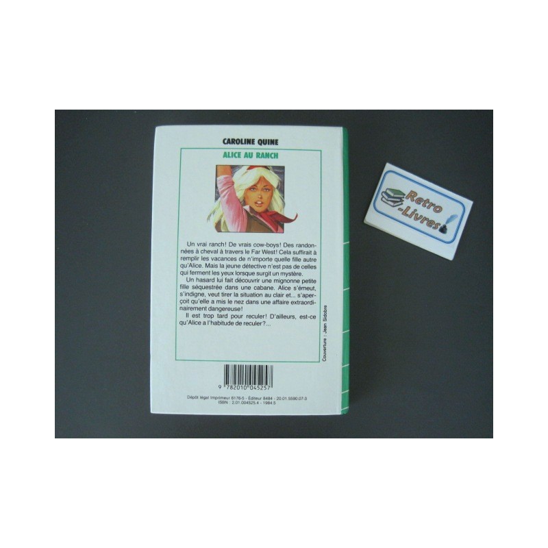 Alice au ranch - Retro-Livres