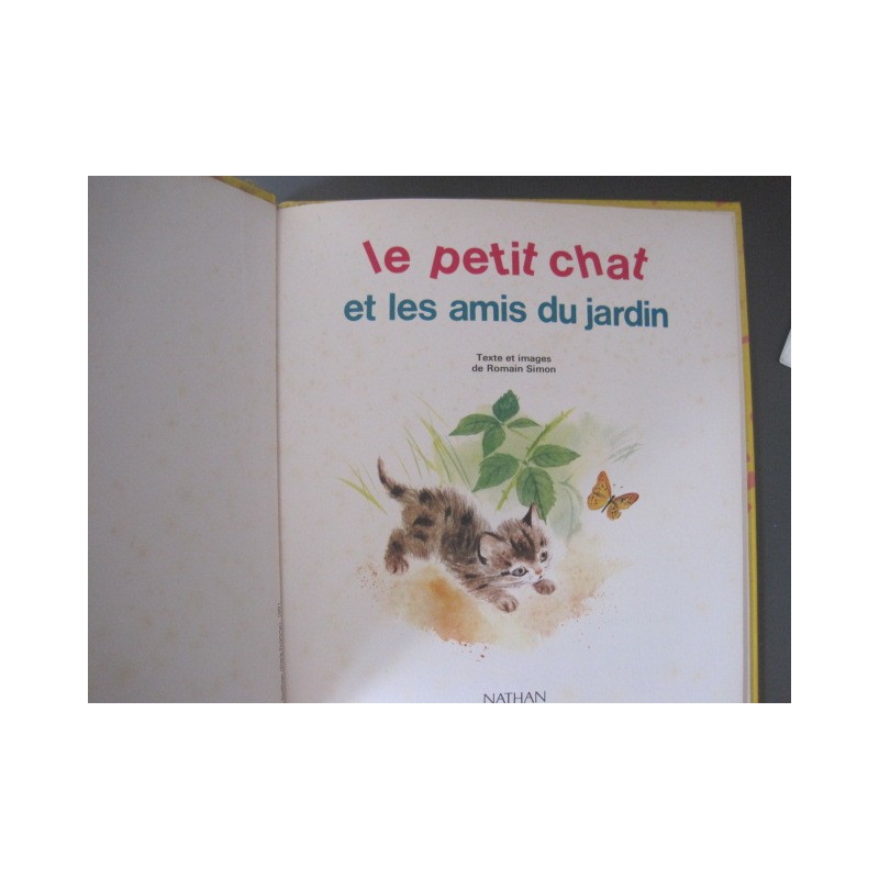 Le petit chat et les amis du jardin - Retro-Livres