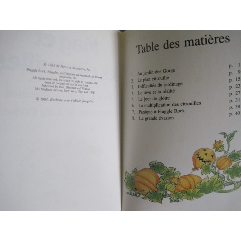 Mag et les citrouilles - Fraggle Rock - Retro-Livres