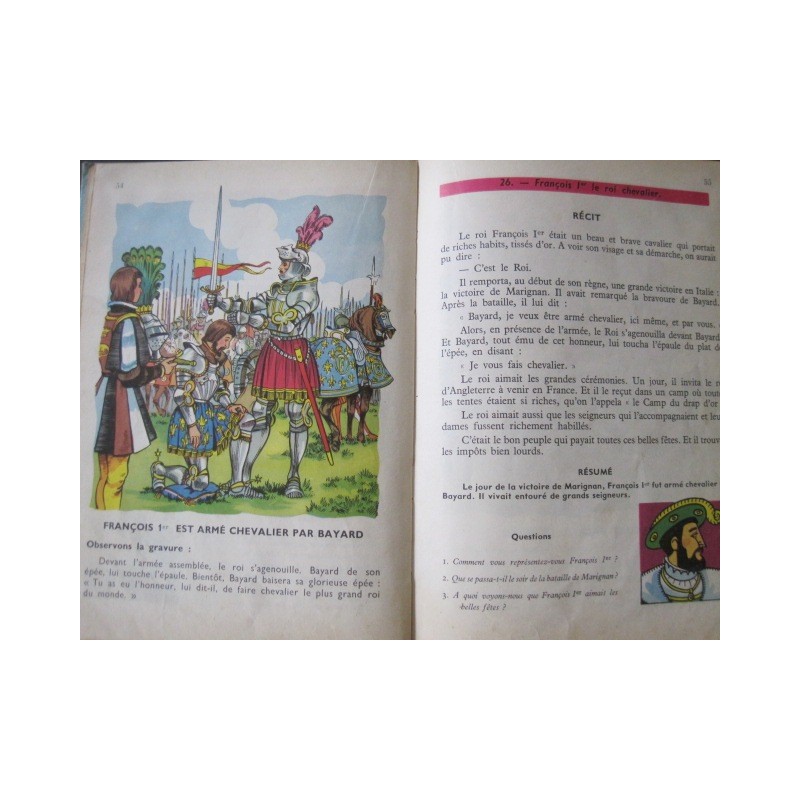 Notre premier livre d'histoire - cours élémentaire - Retro-Livres