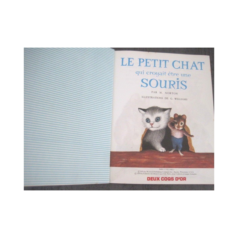 Le petit chat qui croyait être une souris - Retro-Livres
